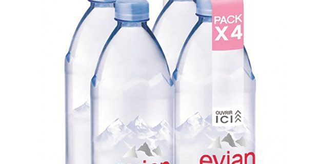 Evian's 'naked' bottles hit the market - PKN Packaging News Evian's 'naked' bottles hit the market - PKN Packaging News