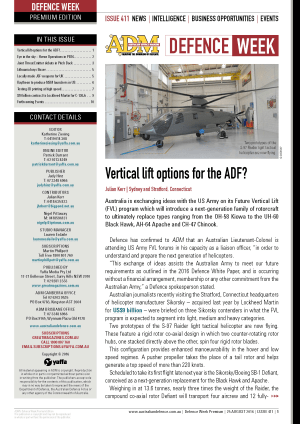 Defence Week Premium 411 PDF version - Australian Defence Magazine