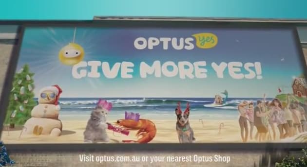 Optus says yes to Christmas - AdNews