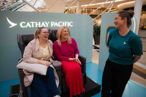 Cathay Pacific premium flight experience via Curious Nation - AdNews