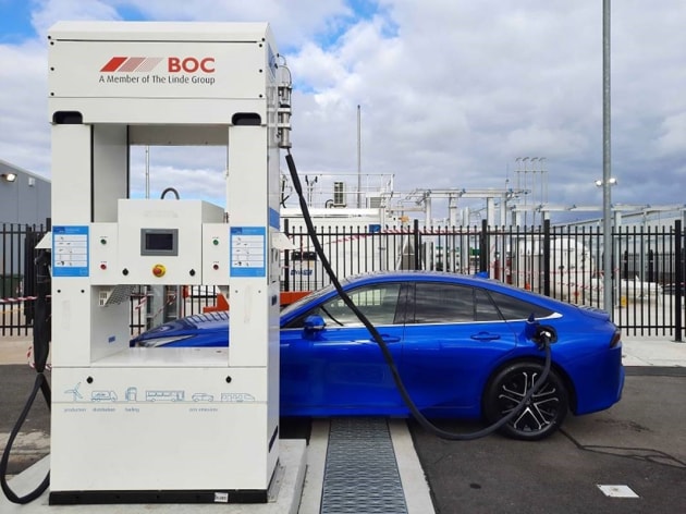 BOC and Toyota deliver Victoria's first hydrogen refuelling station ...