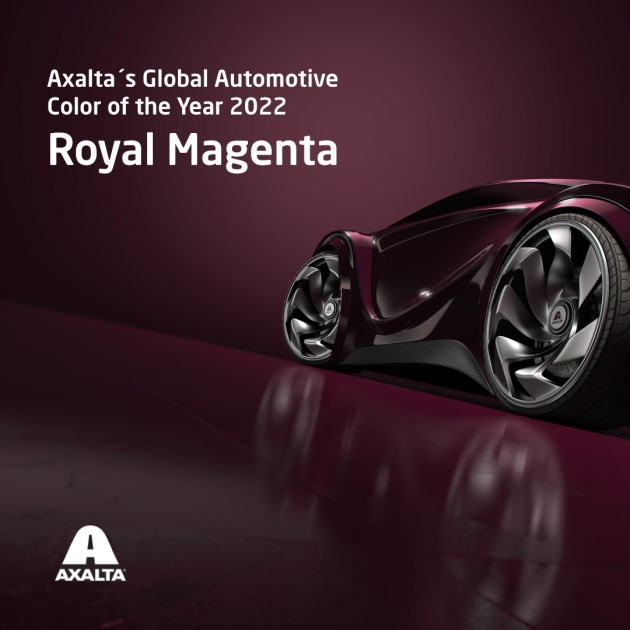 Royal Magenta is Axalta's colour of 2022 - Australasian Paint & Panel