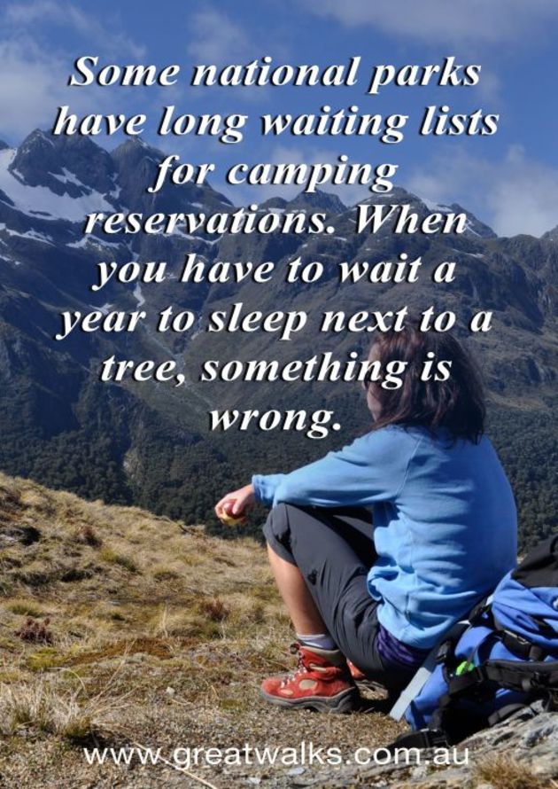The lighter side of inspirational posters - Great Walks