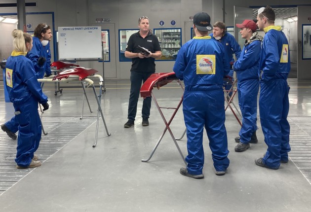 Sheen Panel Service apprentices undertake Glasurit training ...