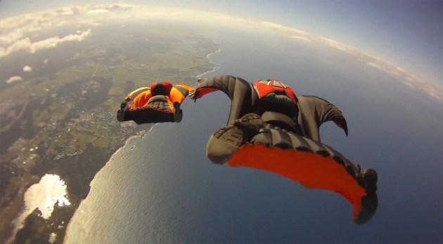It doesn't get more extreme than Wingsuit flying! - Great Walks