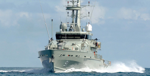 HMAS Bundaberg fire - Australian Defence Magazine