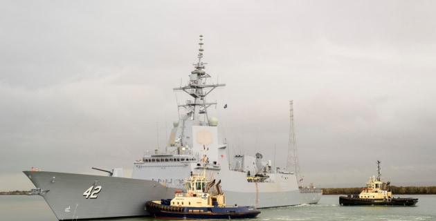 Final AWD begins sea trials - Australian Defence Magazine