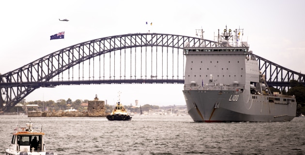 HMAS Choules fitted with CEAFAR radar - Australian Defence Magazine