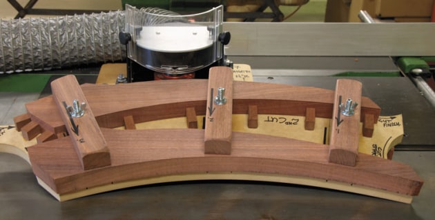 The spindle moulder, part 3: Using the jig - Australian Wood Review