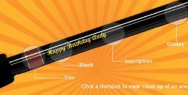 Personalised rods - Fishing World