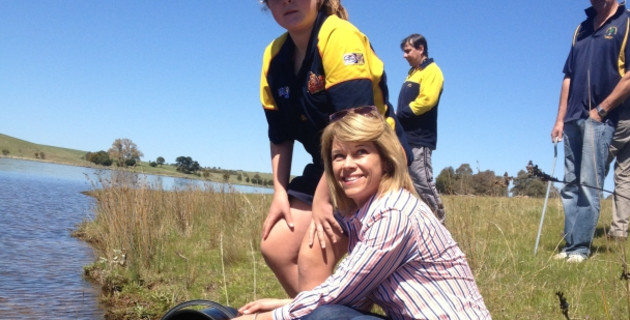 Bass released into Pejar - Fishing World