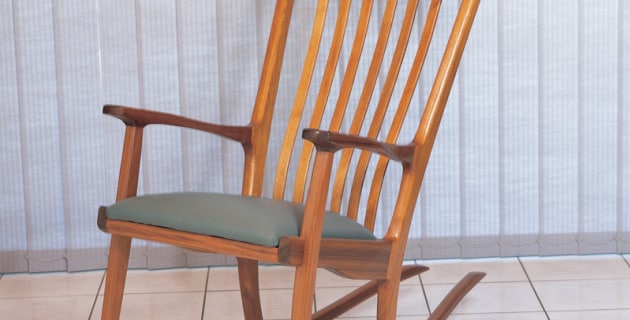 Maloof Style Rocker - Australian Wood Review