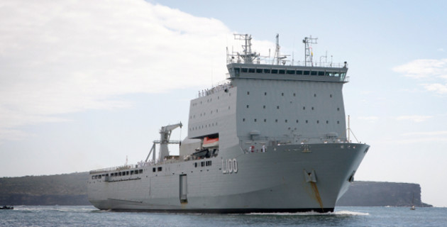 Signs of premature ageing found on HMAS Choules - Australian Defence ...