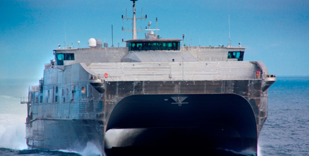 Austal delivers first Joint High Speed Vessel - USNS Spearhead ...