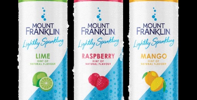 Mount Franklin water sparkles lightly in slim can - PKN Packaging News