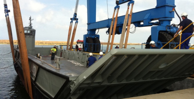 Navantia floats first Australian landing craft - Australian Defence ...