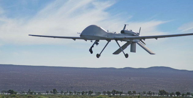Donaldson aboard Sky Warrior UAV - Australian Defence Magazine