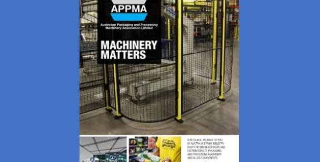Latest APPMA Machinery Matters out now - PKN Packaging News