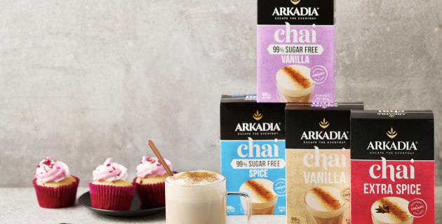 Arkadia amplifies chai range - Food & Drink Business