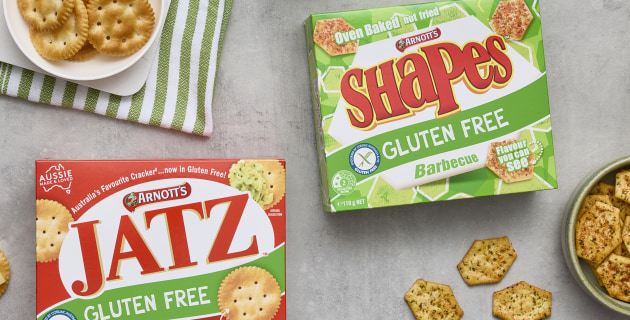 Jatz and Shapes join Arnott’s gluten free range - Food & Drink Business