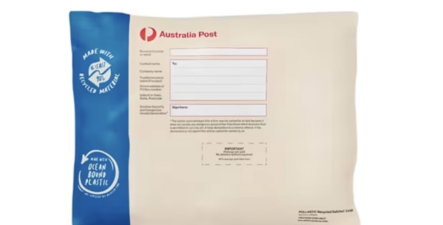 AusPost launches recycled plastics satchels - PKN Packaging News