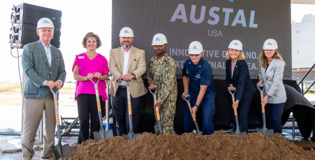Austal USA breaks ground on steel assembly facility - Australian ...