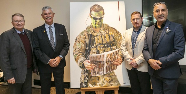 Portrait of VC winner put on permanent display - Australian Defence ...