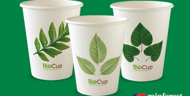 BioPak and Rainforest Rescue launch new leaf cup - PKN Packaging News