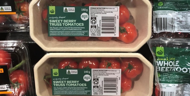 New sustainable pack developed for Woolies tomatoes - Food & Drink Business