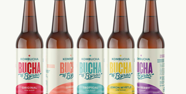 Laid-back Byron roots core to Bucha brand refresh - PKN Packaging News