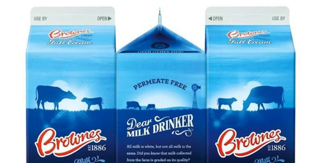 For Brownes milk, the answer was colour - PKN Packaging News