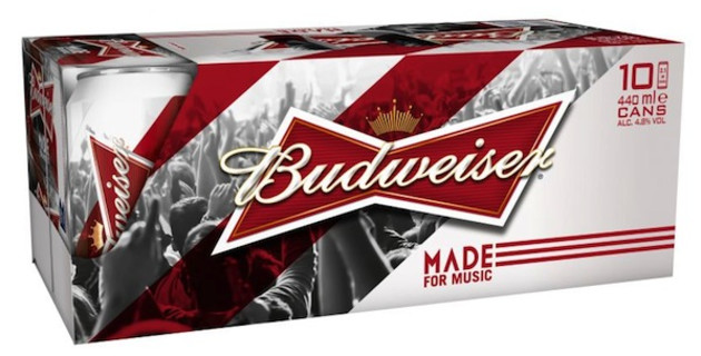 Budweiser's new packs are Made for Music - PKN Packaging News