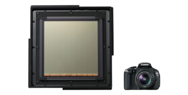 Canon showcases CMOS sensor that's 40x as big as a 35mm full frame ...