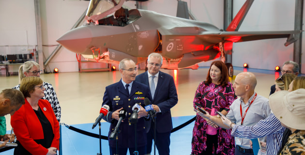 First F-35 inducted into BAE System’s maintenance depot - Australian ...