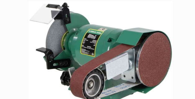 Fast change: bench grinder to linisher - Australian Wood Review