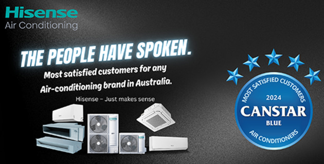 Hisense wins Canstar award - Climate Control News