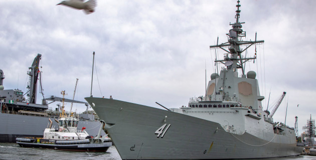 HMAS Brisbane completes seaworthiness trials - Australian Defence Magazine