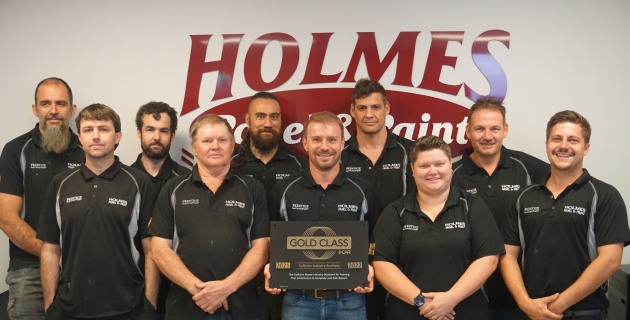 Holmes Panel and Paint achieves Gold - Australasian Paint & Panel