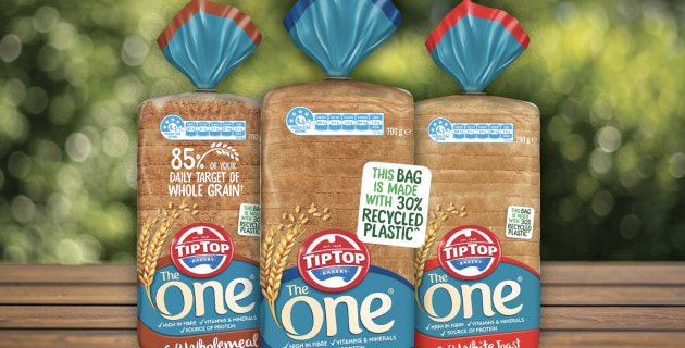 Tip Top rolls out bread bags with 30% recycled plastic - PKN Packaging News