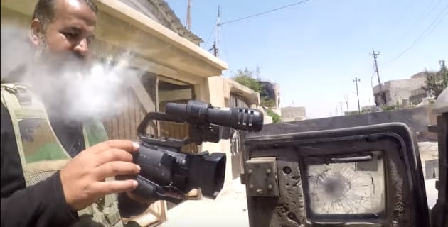 Watch: GoPro deflects ISIS sniper bullet, saves journalist's life ...