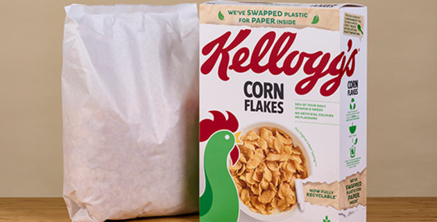 Kellogg UK trials paper liner for cereal boxes - PKN Packaging News