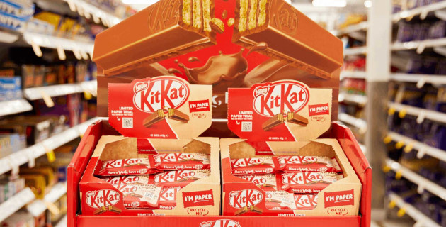 Nestle's KitKat in paper packaging trial - PKN Packaging News