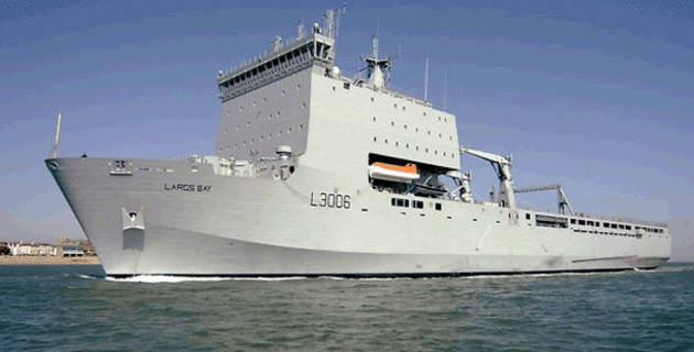 Largs Bay on the way - Australian Defence Magazine