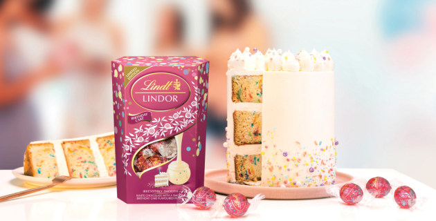 Lindt celebrates with new birthday cake flavour - Food & Drink Business