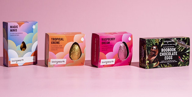 Compostable packs for Loving Earth Easter range - PKN Packaging News
