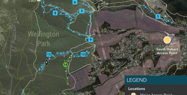 Tassie Dreaming: Plan approved for 47km of trails on Mount Wellington ...