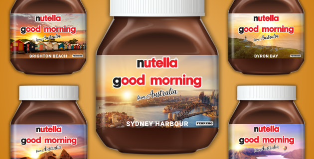 Limited-edition Nutella labels offer morning greeting - Food & Drink ...
