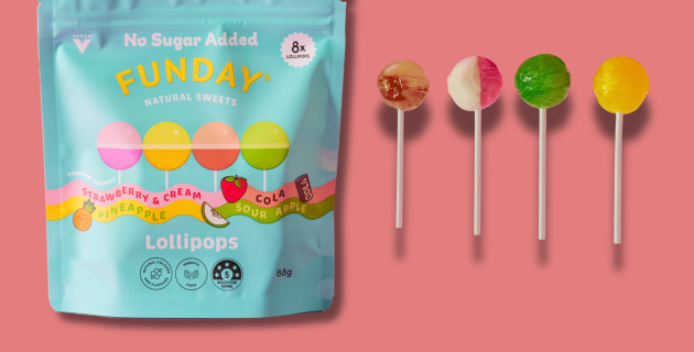 Funday releases better-for-you lollipops - Food & Drink Business
