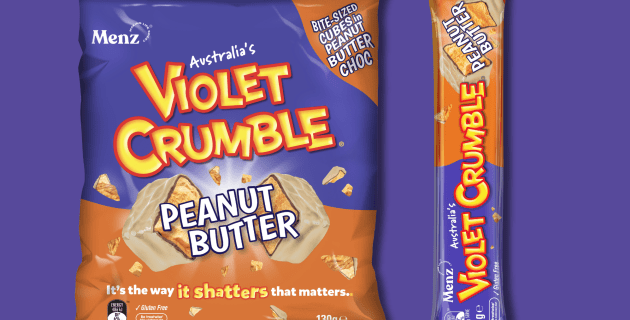 Violet Crumble receives nutty flavour twist - Food & Drink Business