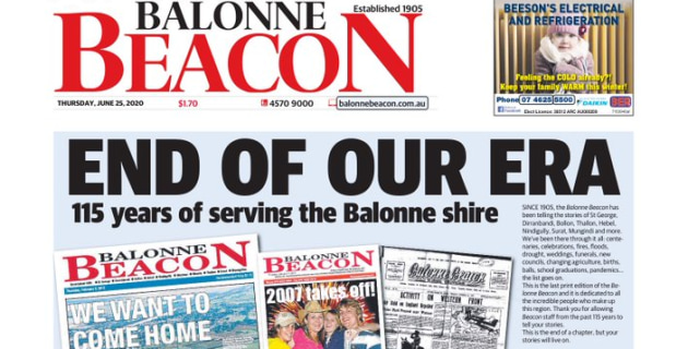 Newspaper presses silenced in end of era - Print21